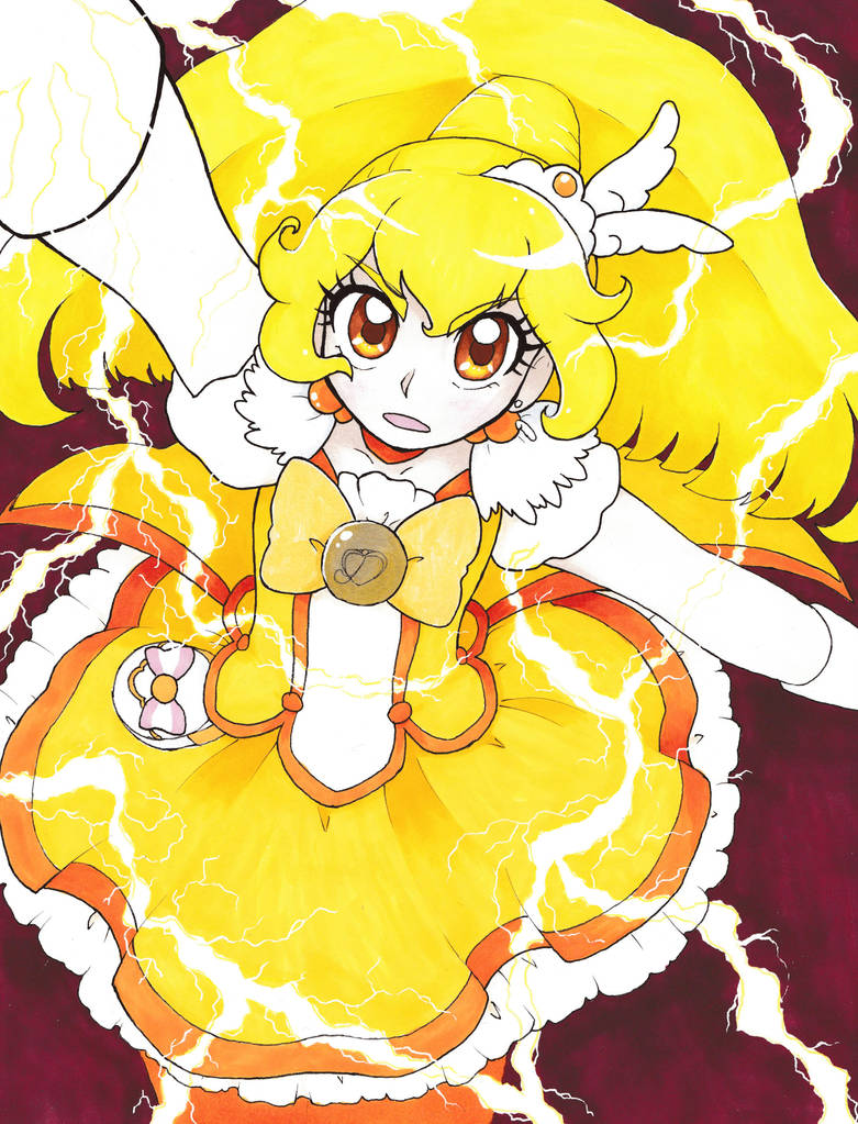 Smile Precure!~Cure Peace by dream-thunder on DeviantArt