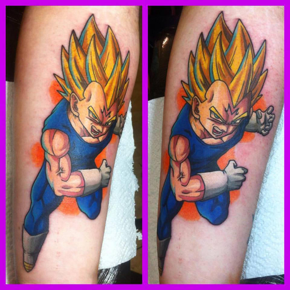 Majin Vegeta Tattoo by Hamdoggz on DeviantArt
