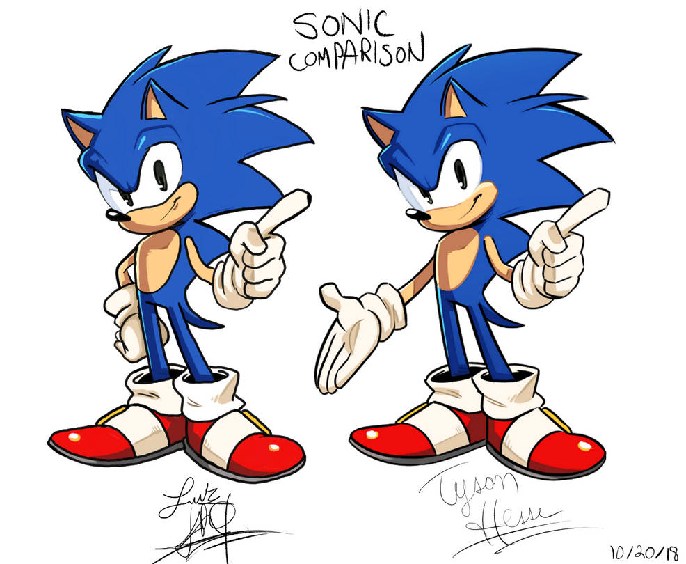 Sonic - Original by Tyson Hesse by LukeTheAnimator on DeviantArt Sonic - Original by Tyson Hesse by LukeTheAnimator on DeviantArt
