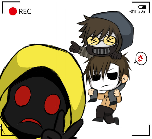 Masky Hoodie And Ticci Toby Chibi Version By Moichia On Deviantart
