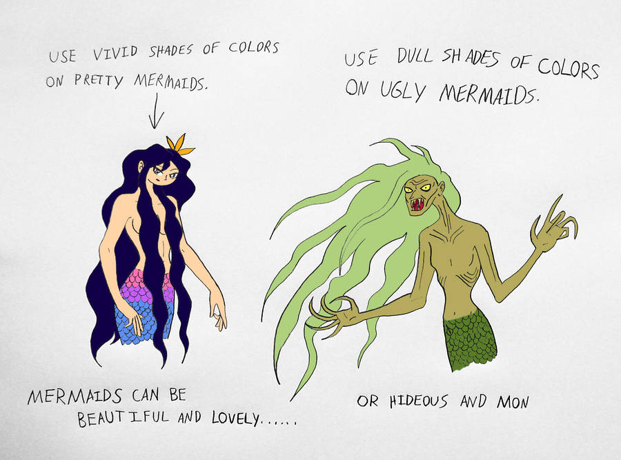 Guide to properly drawing mermaids Pg.6 by Jakegothicsnake on DeviantArt