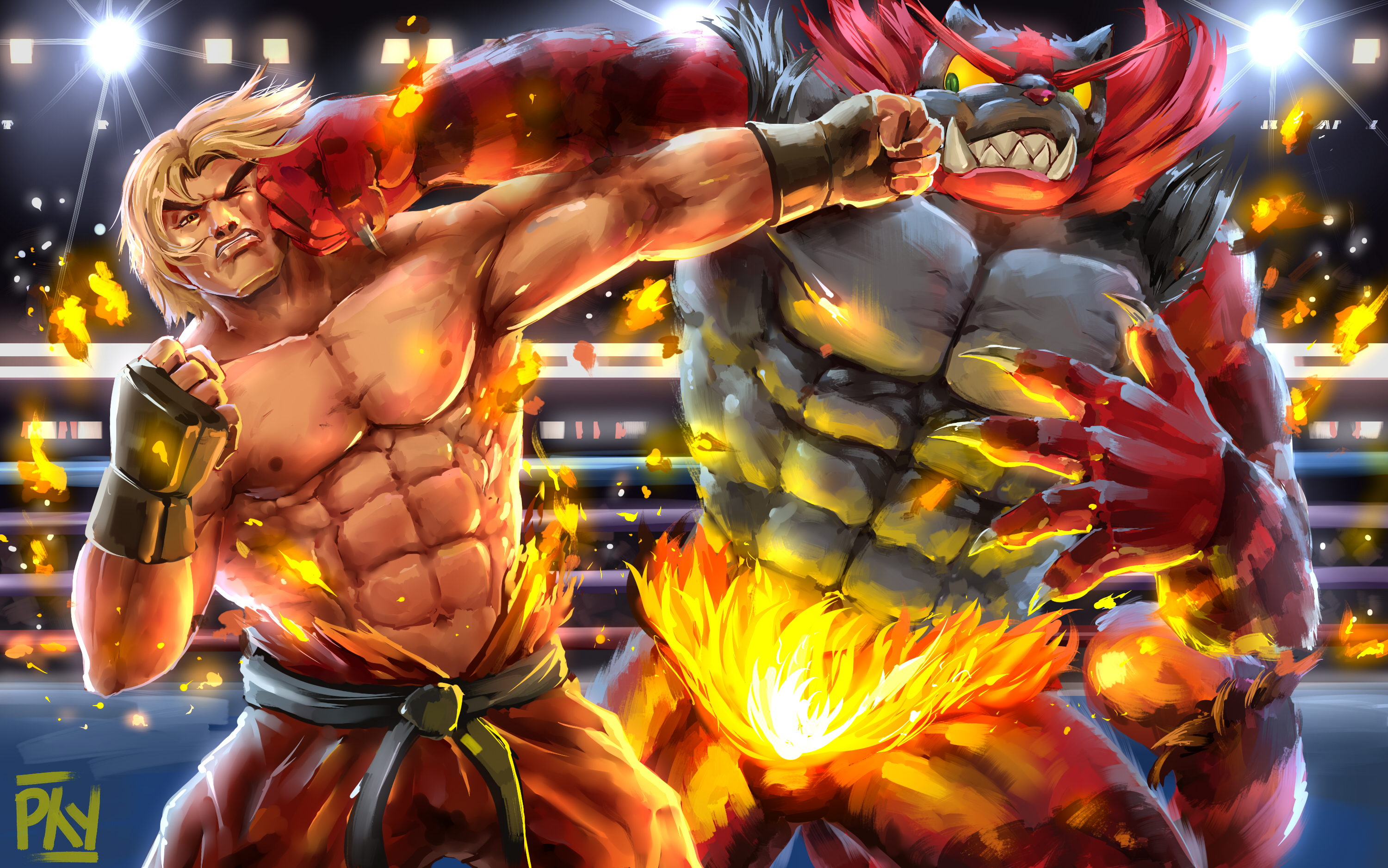 Incineroar Ken by PhySen on DeviantArt