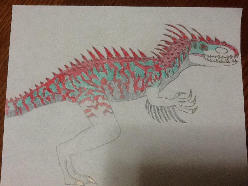 Lvl. 40 Indominus Rex by Kaijufan113 on DeviantArt