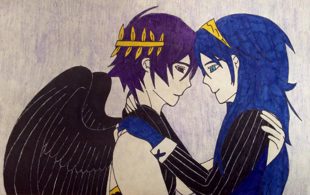 Lucina and Dark Pit by RoseKeinz on DeviantArt
