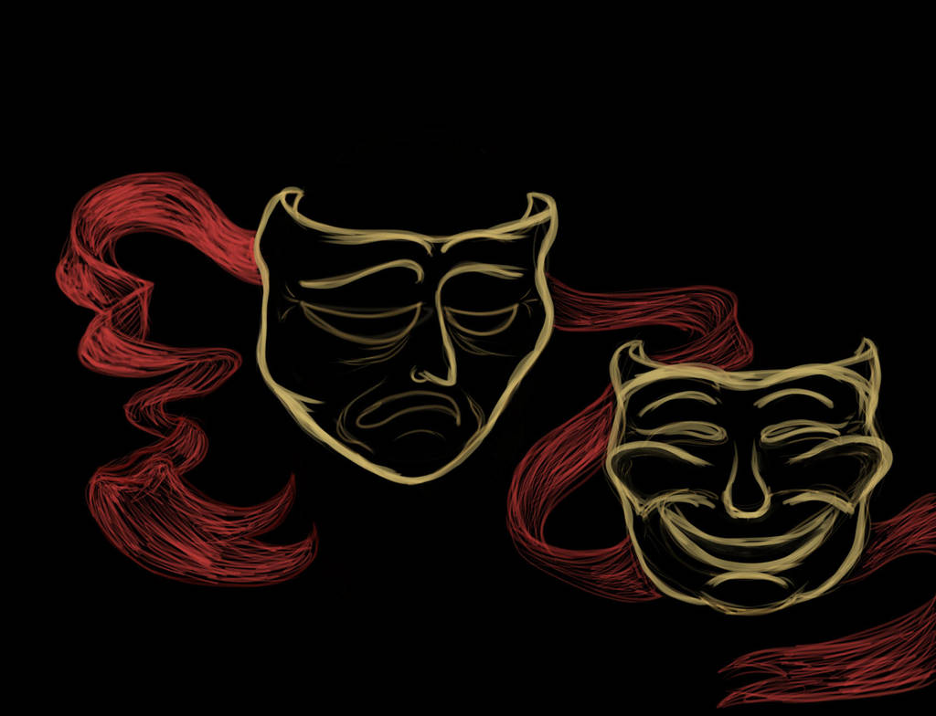 Theater Masks WIP by Masqued-Mistress on DeviantArt