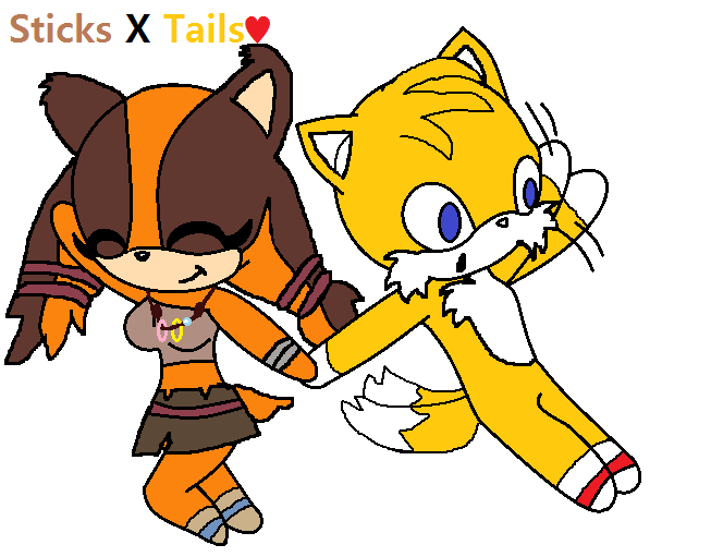 Tails X Sticks by HorripiWebetClown on DeviantArt