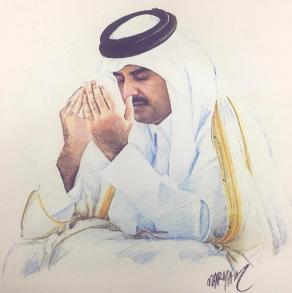 Sheikh Tamim bin Hamad by alreem305 on DeviantArt