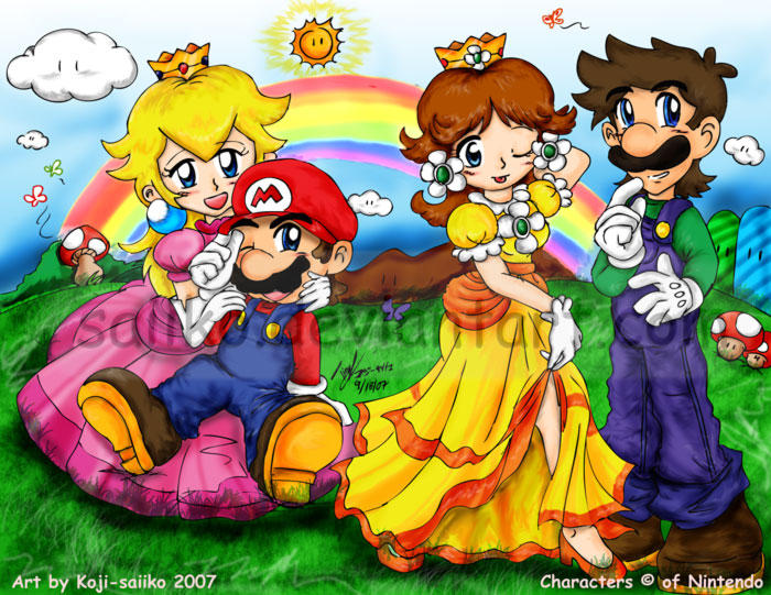 Mario: Couples? -Redone- by saiiko on DeviantArt