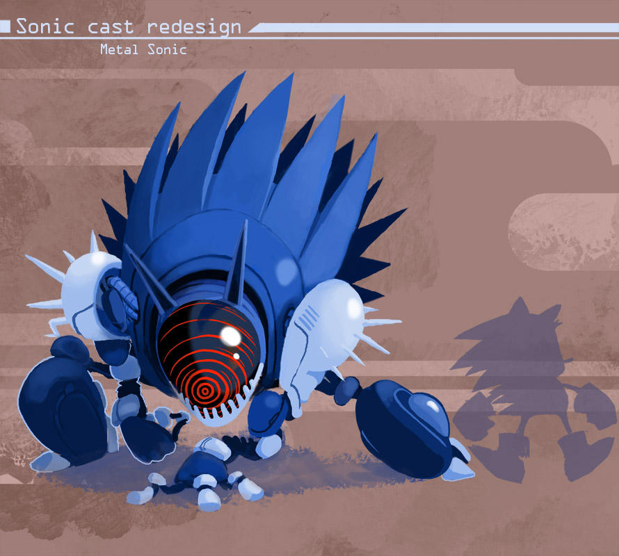 Sonic redesign- Metal Sonic by Nerfuffle on DeviantArt Sonic redesign- Metal Sonic by Nerfuffle on DeviantArt