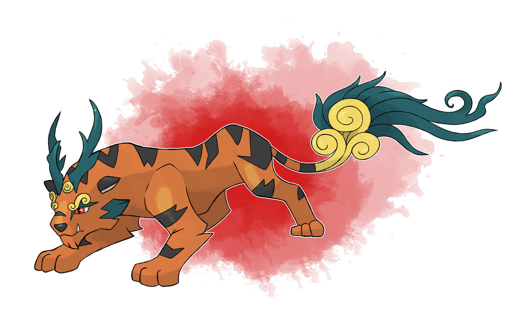Fakemon Fire Starter Stage 2 By Devildman On Deviantart