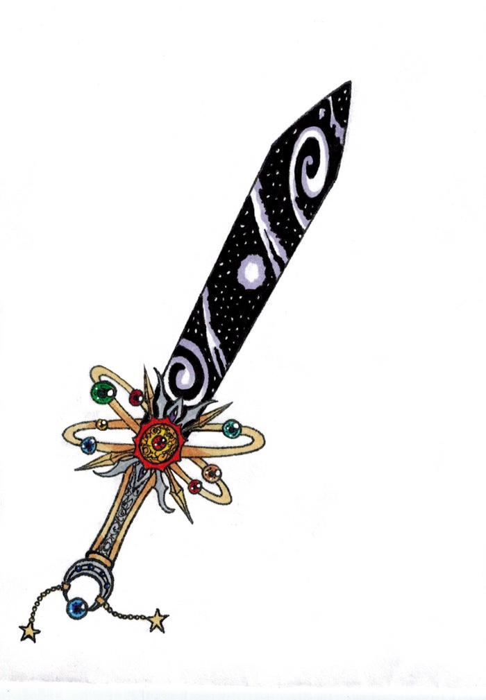 Space Sword for CosmicCreationist by madhatterkyoko on DeviantArt