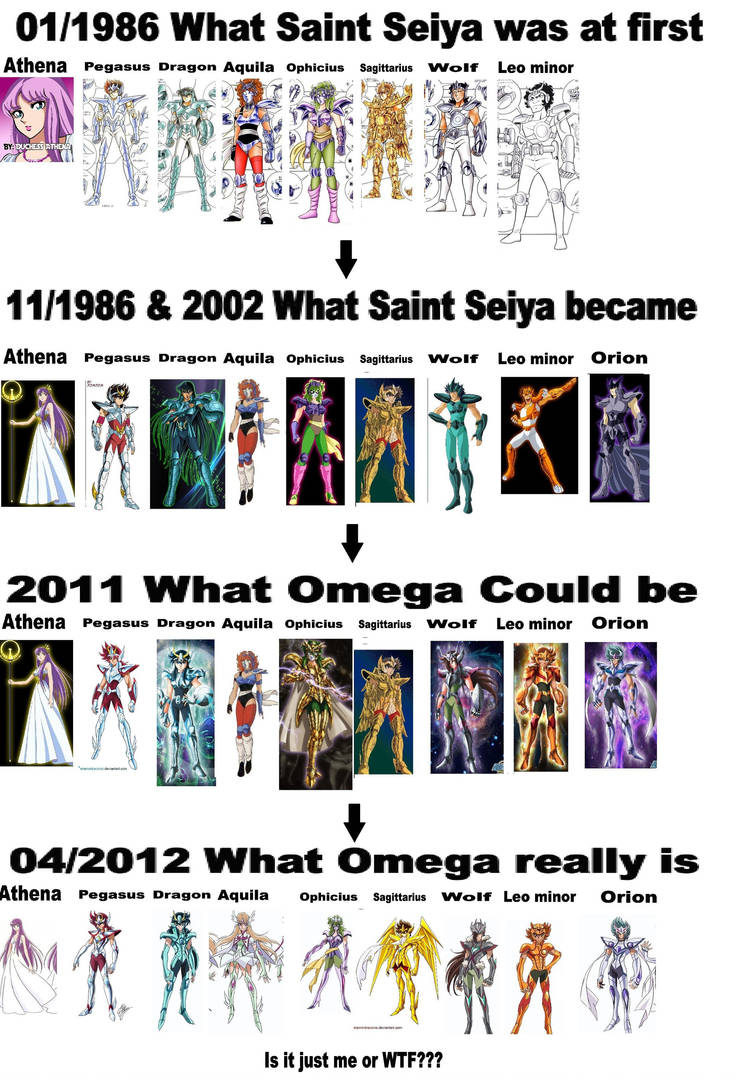 Saint seiya cloth evolution across time by hidemaniac on DeviantArt
