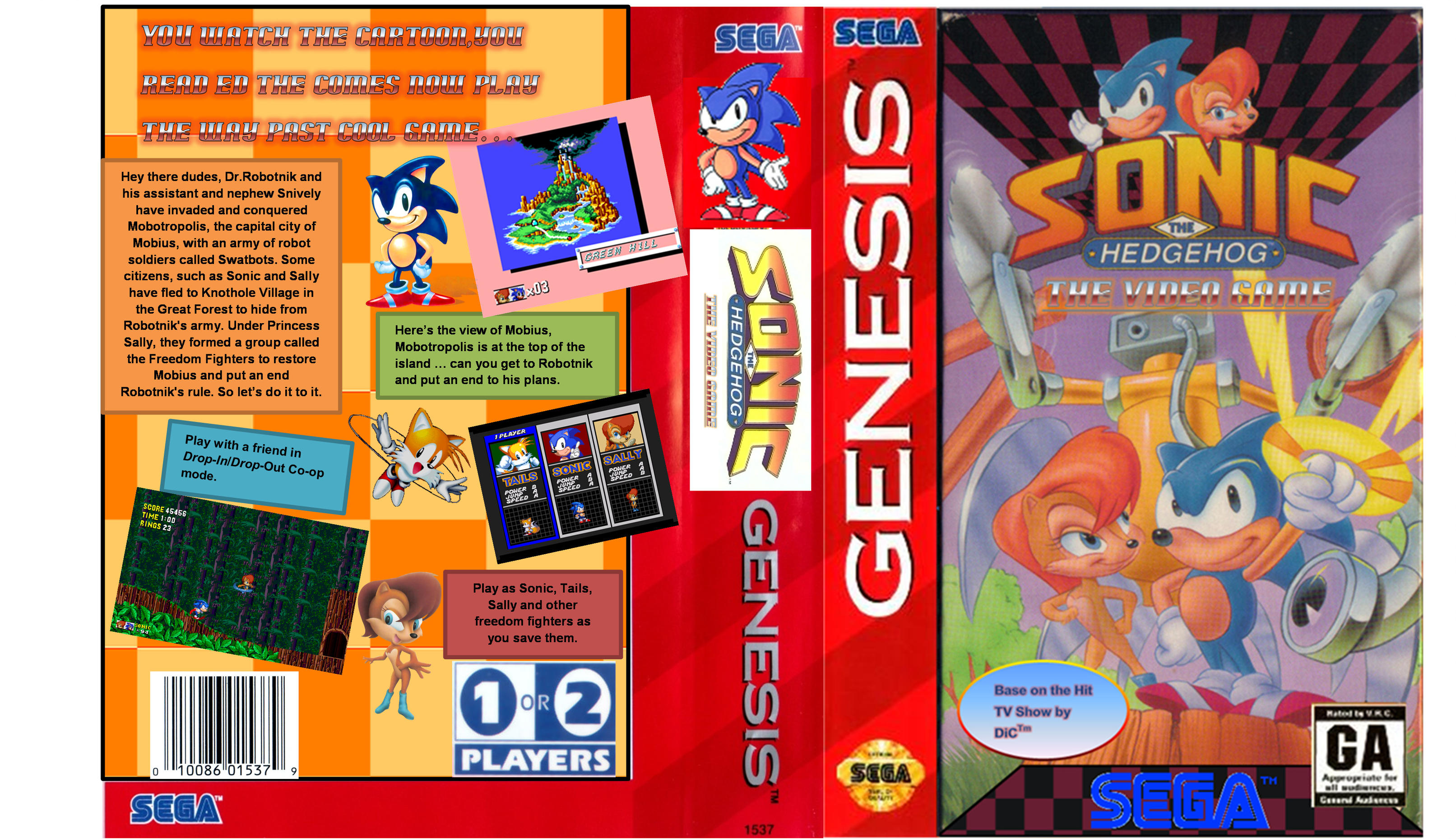 Sonic The Hedgehog Satam Genesis Full by ClassicSonicSatAm on DeviantArt