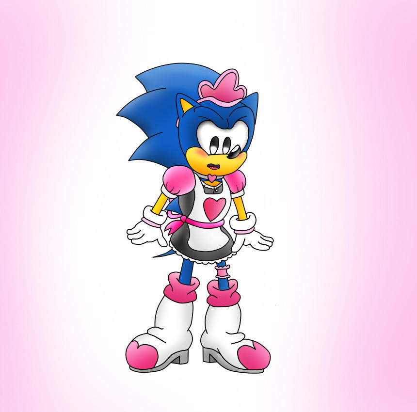 Sonic. Rouge's new Maid by ClassicSonicSatAm on DeviantArt