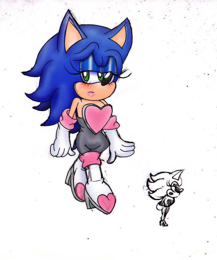 Sonic Rouge Designs sketch 2016 by ClassicSonicSatAm on DeviantArt