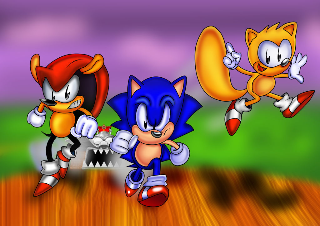 Sega Sonic Mighty and Ray by ClassicSonicSatAm on DeviantArt