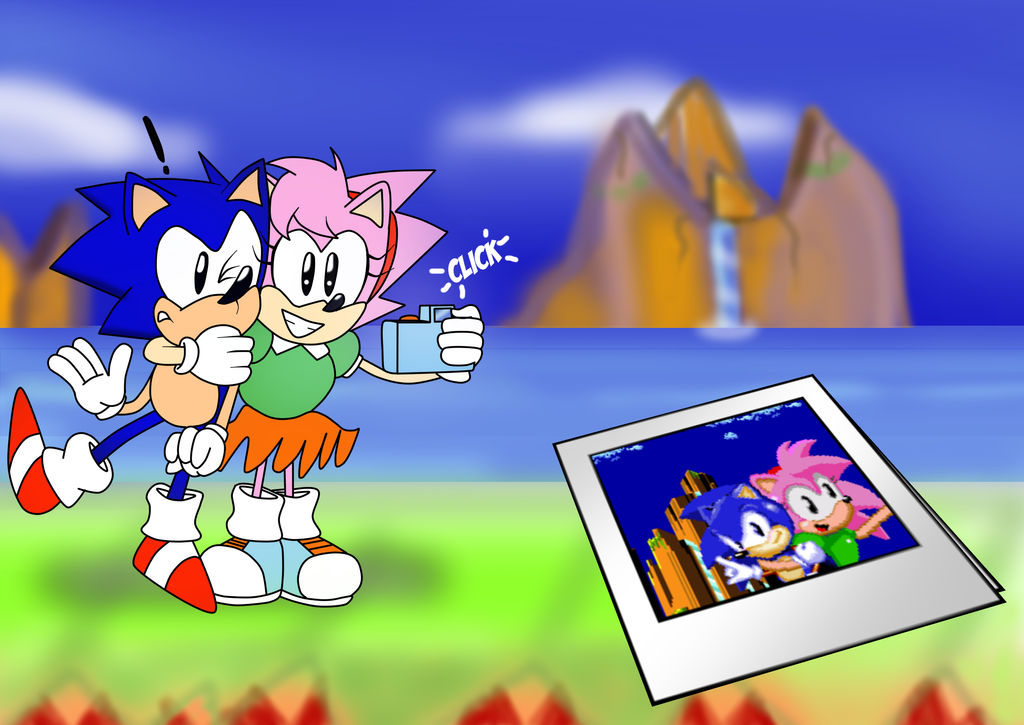 Sonic And Amy Photo Palmtree Panic By Classicsonicsatam On Deviantart