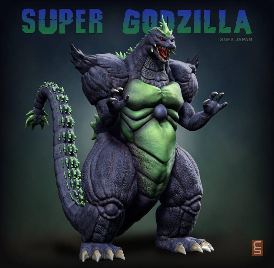 Super Godzilla SNES Japanese Version by Digiwip on DeviantArt