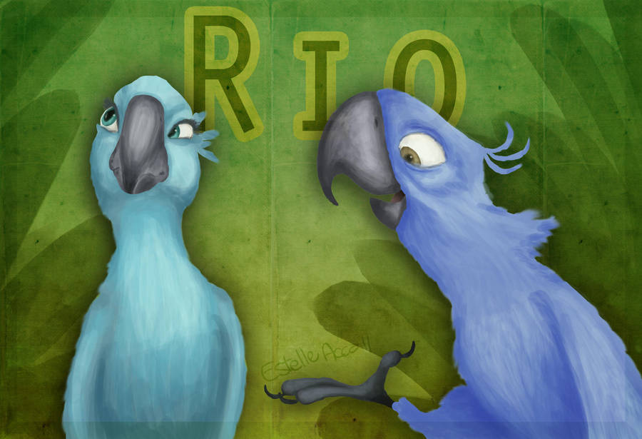 Blu and Jewel Fanart - Rio by Kappu2511 on DeviantArt