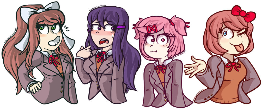 Ddlc By Gonenannurs On Deviantart