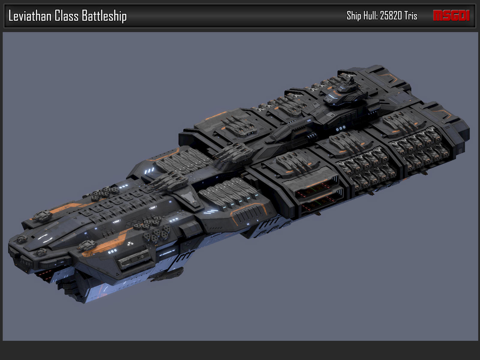 Scifi Battleship Leviathan by msgamedevelopment on DeviantArt