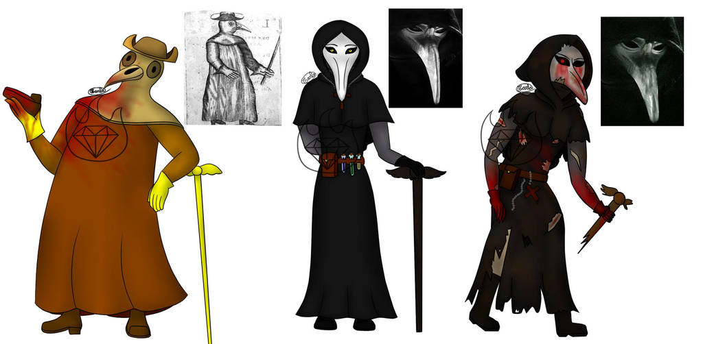 SCP-049 variations by FireCrystalArtworks on DeviantArt