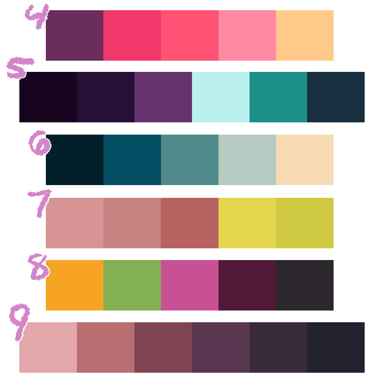 $15 Splatoon Colour Palette Designs (NEW+OPEN) on Toyhouse