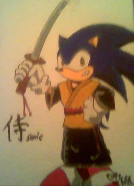 Samurai Sonic by pokie2u on DeviantArt