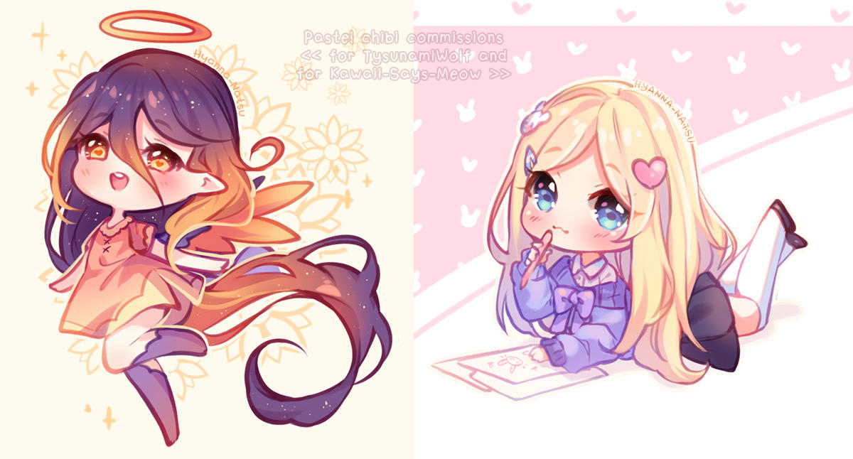 Commission Chibis Week 1 2 By Hyanna Natsu On Deviantart