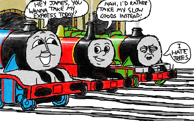 'Unlikely convos between Gordon, Henry and James' by 01Salty on DeviantArt