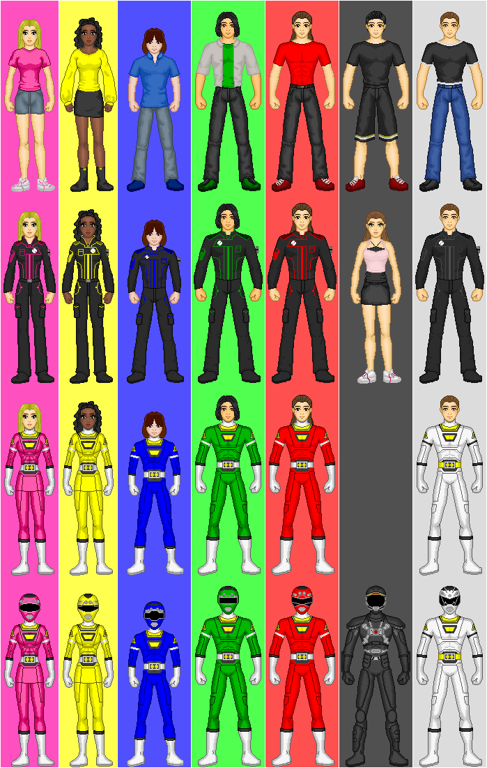 Power Rangers Turbo Rangers A By Cwk34 On Deviantart