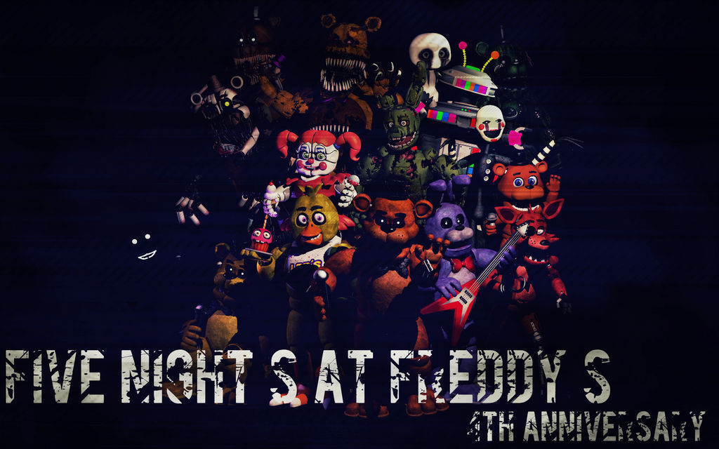 [SFM/FNAF] FNAF 4th Anniversary by ELFORONDA13 on DeviantArt