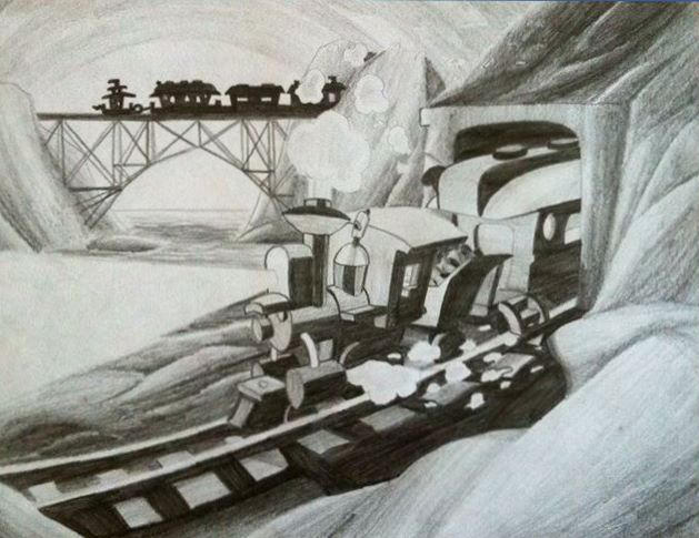 Casey Jr. Crossing the Bridge by Mattzilla527 on DeviantArt