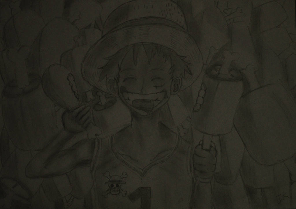 One Piece Monkey D luffy and MEAT by defiekosjo on DeviantArt