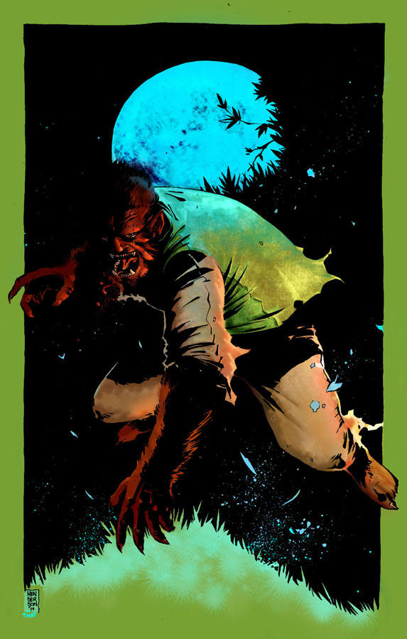 Wolf Man - Color Practice by moondg376 on DeviantArt