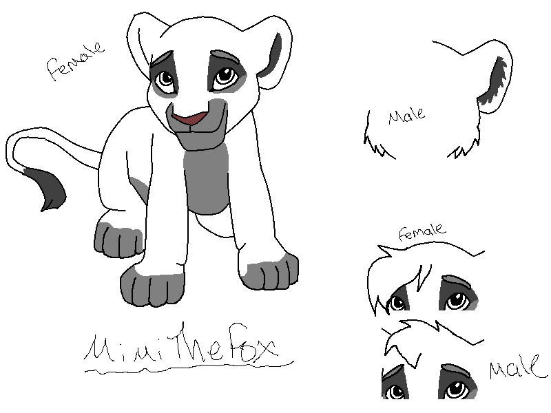 lion king cub base by MimiTheFox on DeviantArt