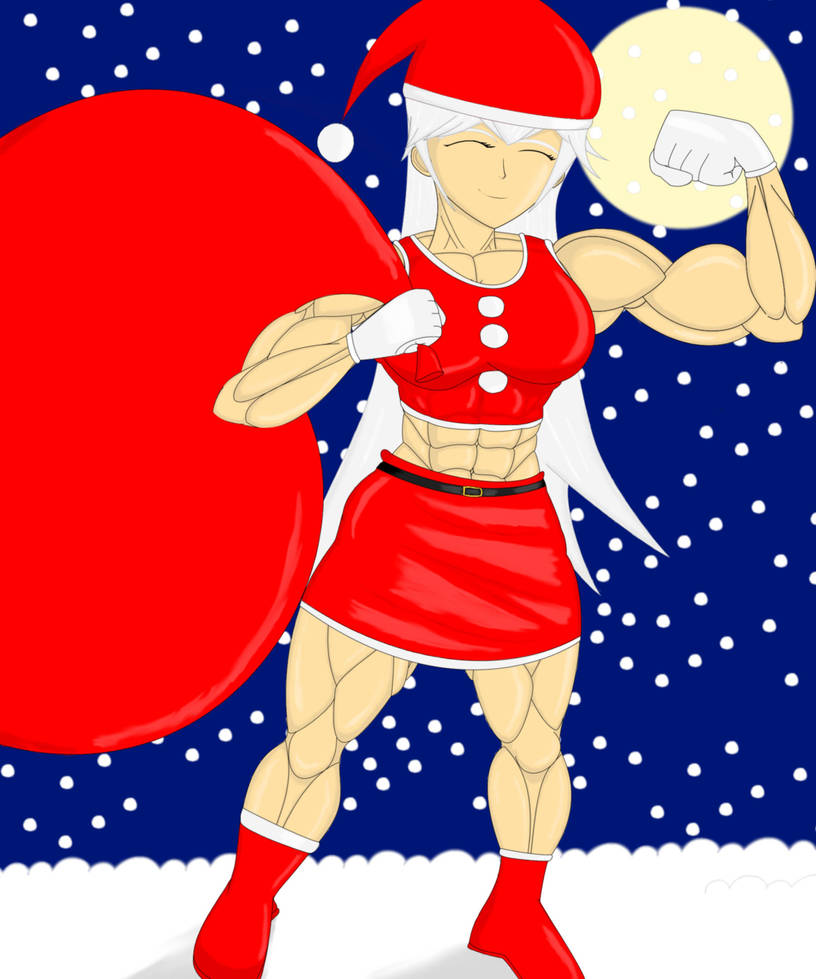 Christmas Muscle Santas Muscular Helper By Fireshock10 On Deviantart