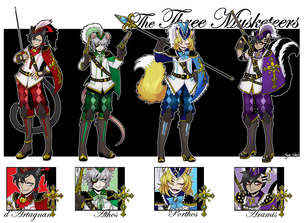[X] 3 Musketeers Fantasy Class Adopts [Closed] by azume-adopts on ...