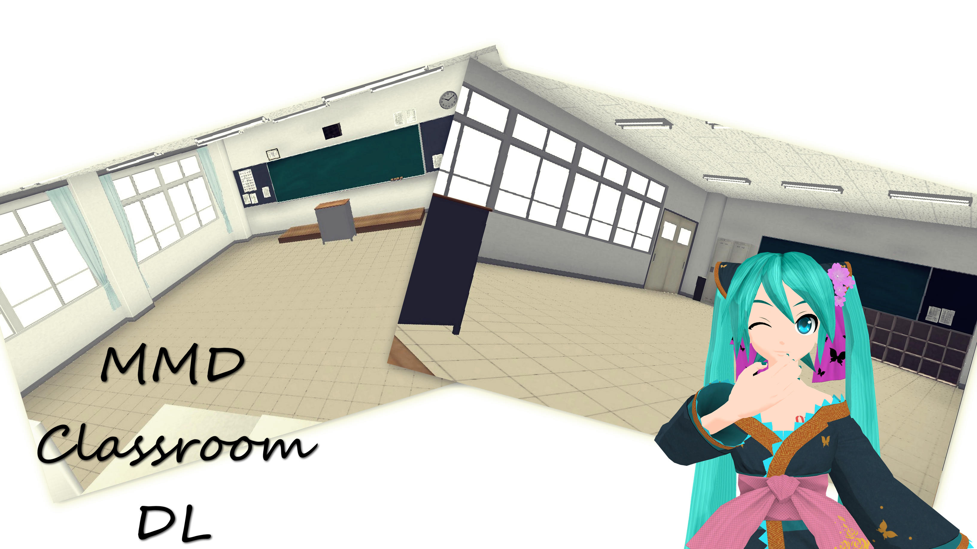 MMD Classroom DL+EDIT 2012 by KoboshiUematsu on DeviantArt