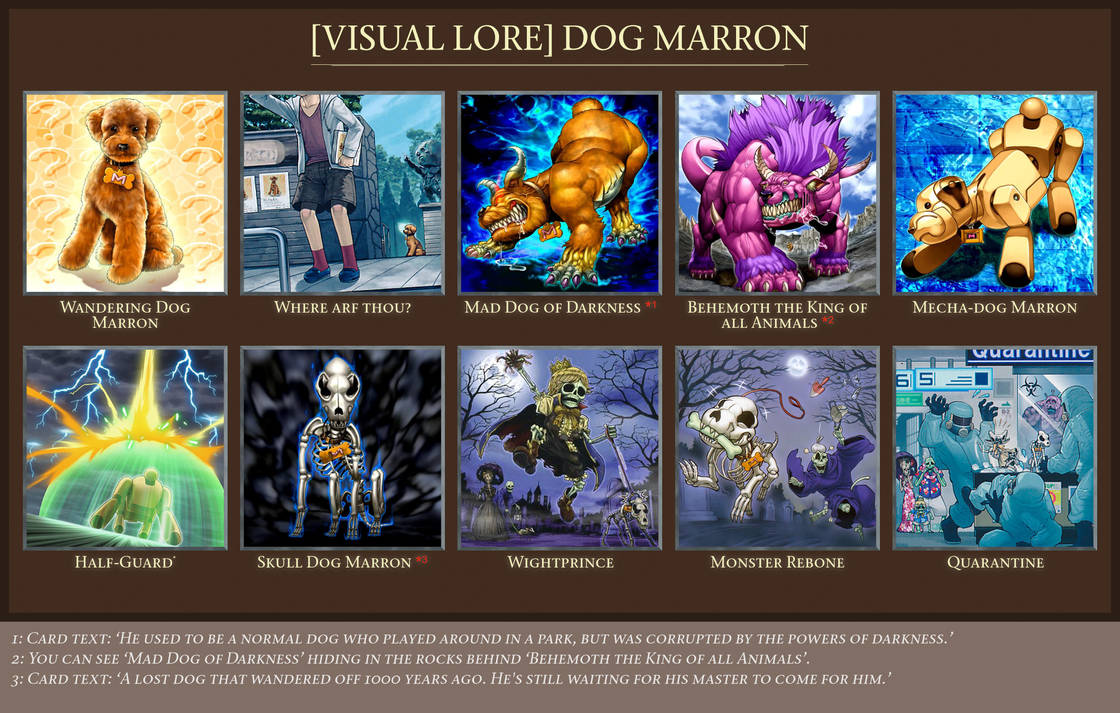 Dog Marron [Visual Yugioh Lore] (v2) by Rolvak on DeviantArt