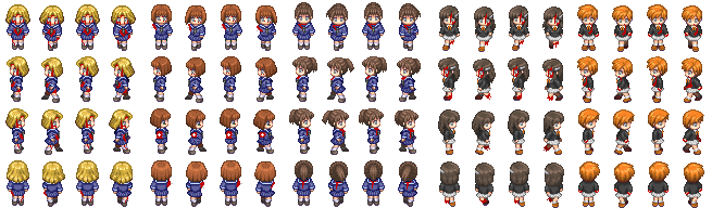 Zombie Sprites by YumiStar on DeviantArt
