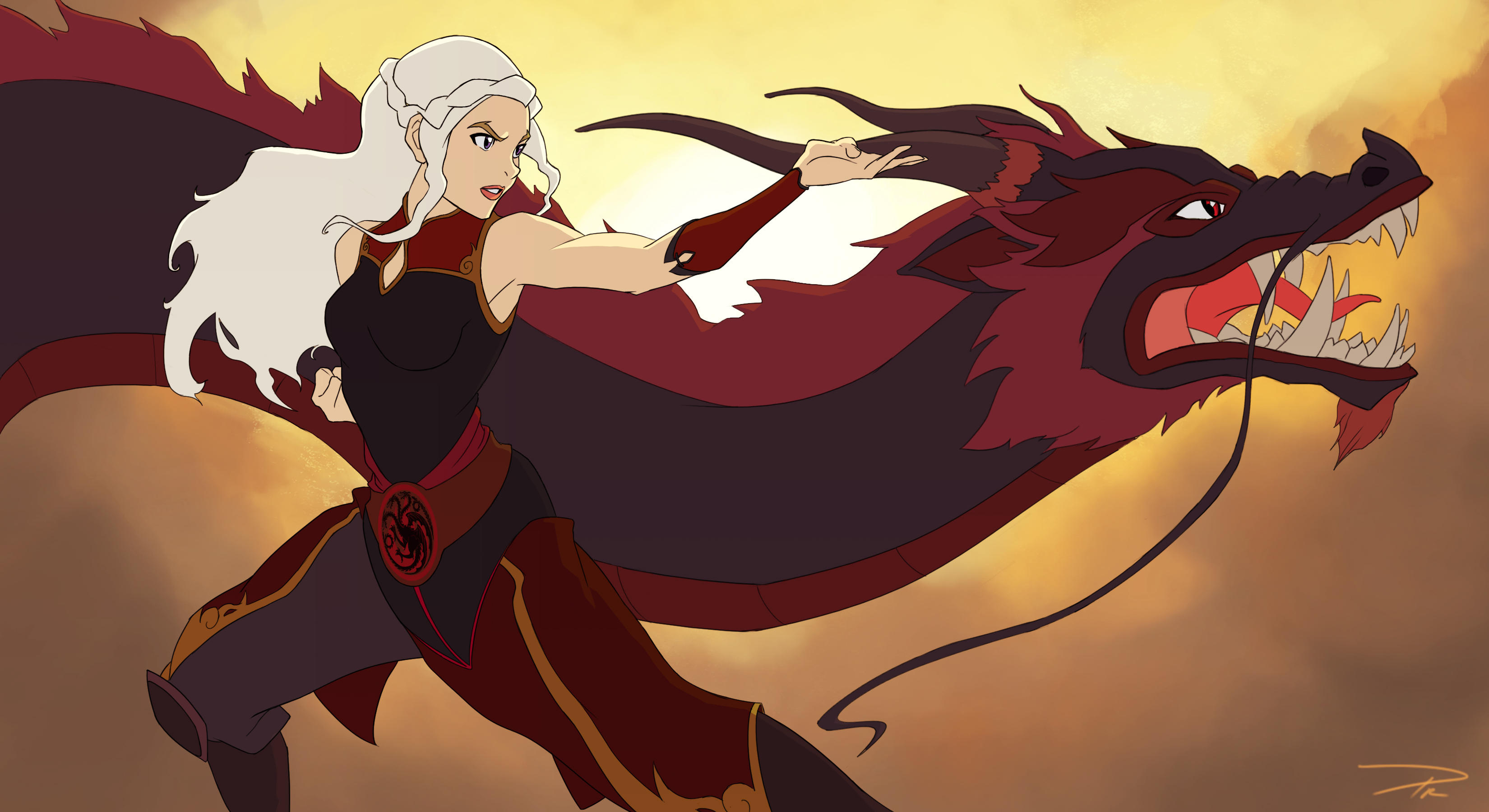 Daenerys Targaryen - doing the Dragon Dance : r/TheLastAirbender