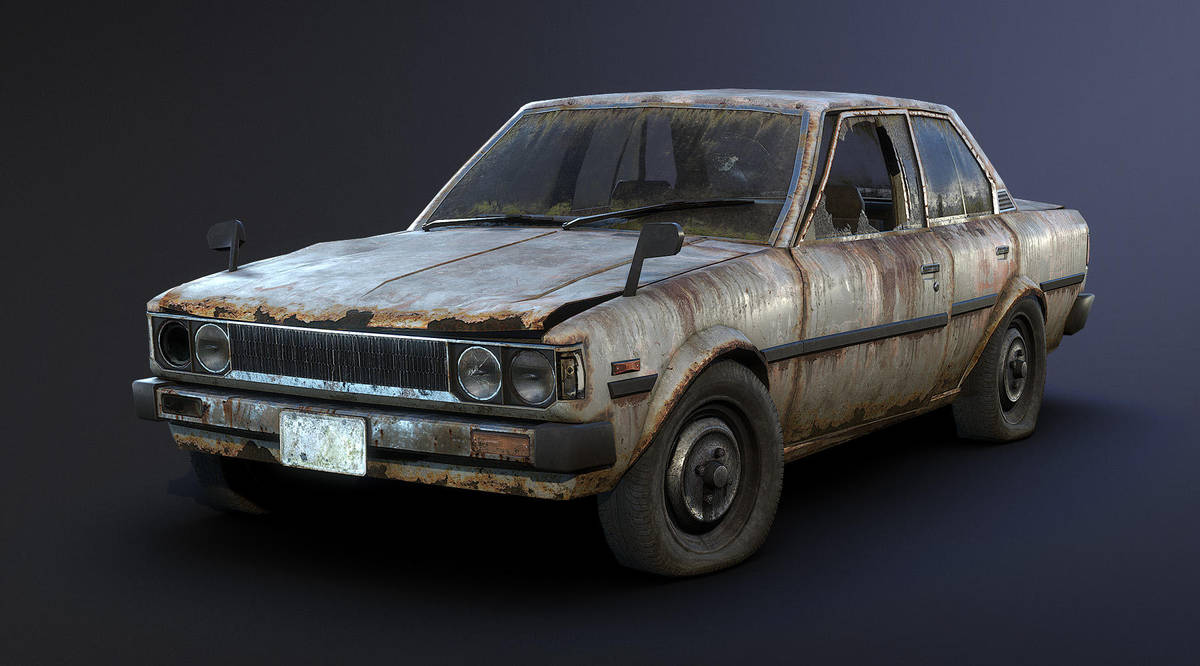 Toyota Corolla E70 Rusty by Sergey-Ryzhkov on DeviantArt