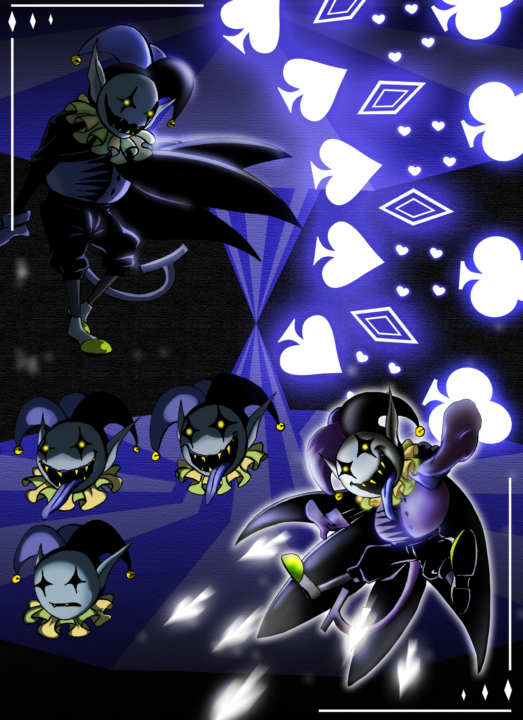 Deltarune JEVIL Secret Boss by Dobixteloah on DeviantArt