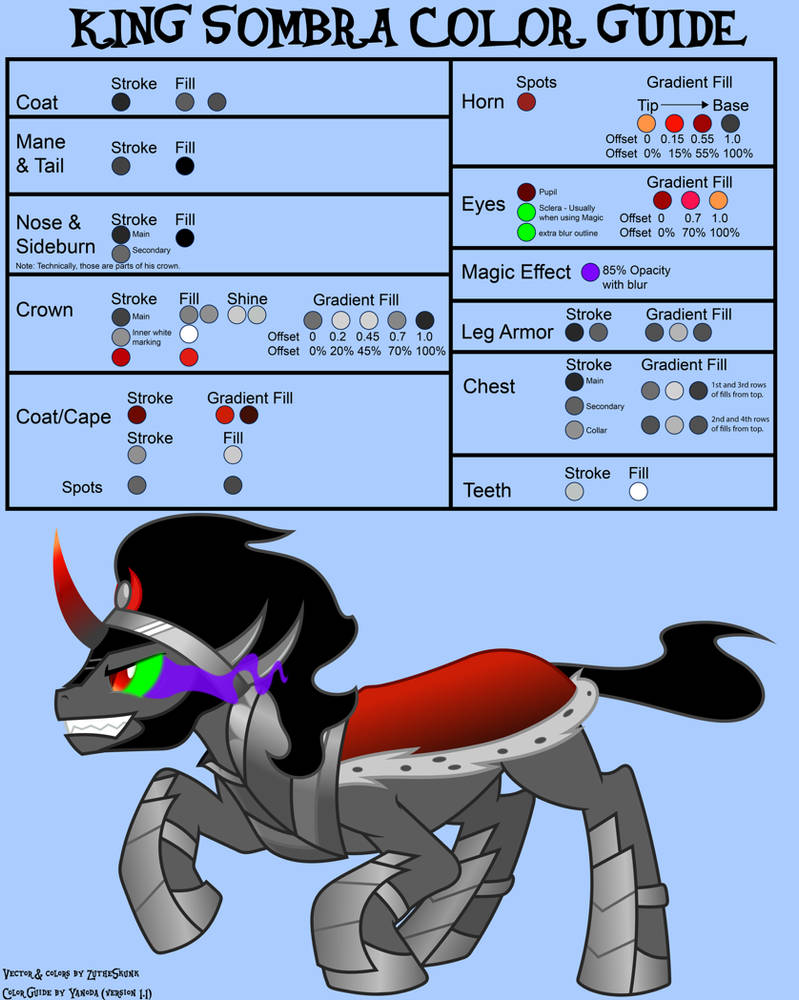 King Sombra Color Guide (V 1.1) by Yanoda on DeviantArt