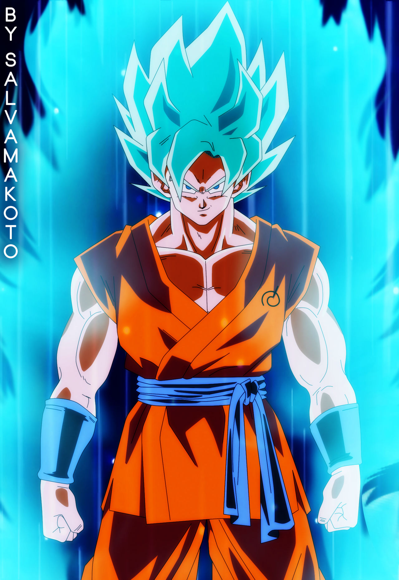 Goku Super Saiyajin Azul By Salvamakoto On Deviantart Personajes De