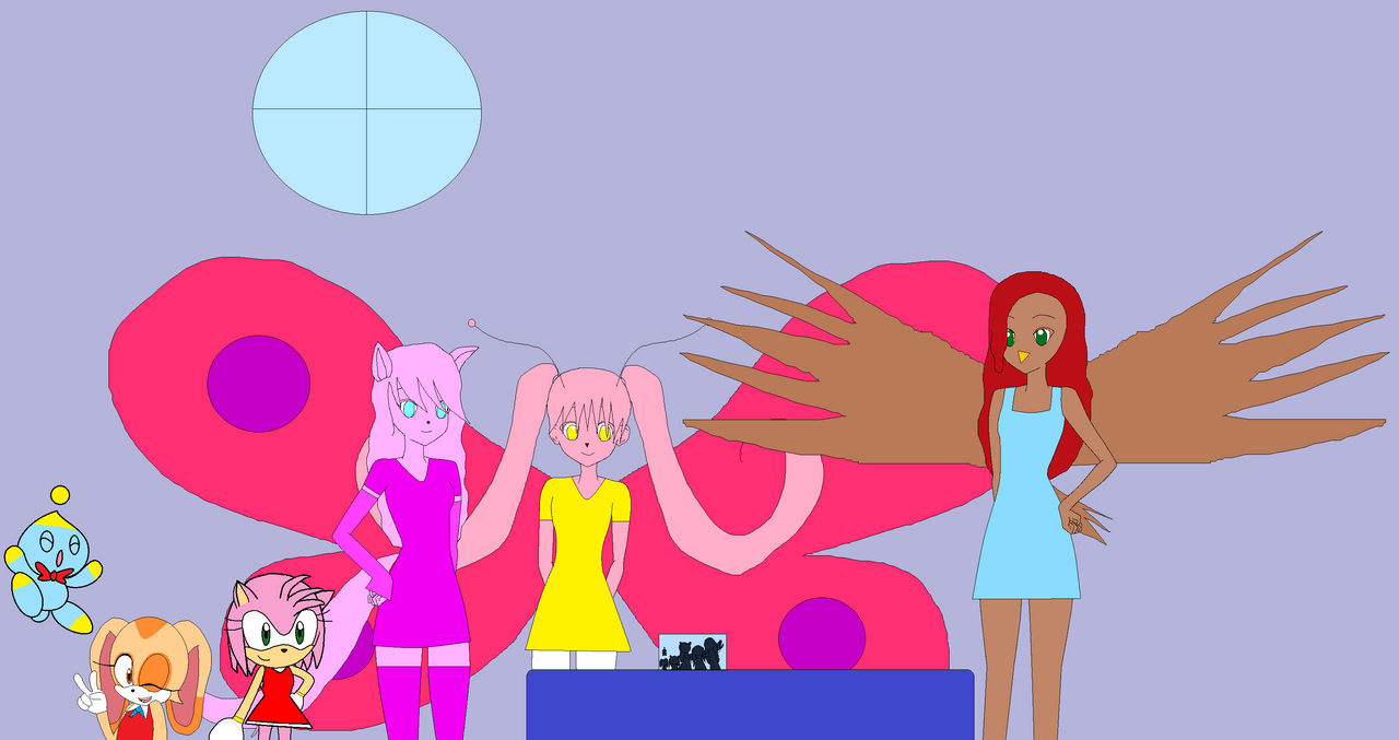 Female Sonic Peace Base by SherryBlossom on DeviantArt