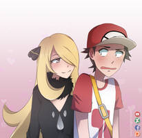 |MMD|Pokemon|Cynthia x Red| The Beauty of Red by UniversalKun on DeviantArt