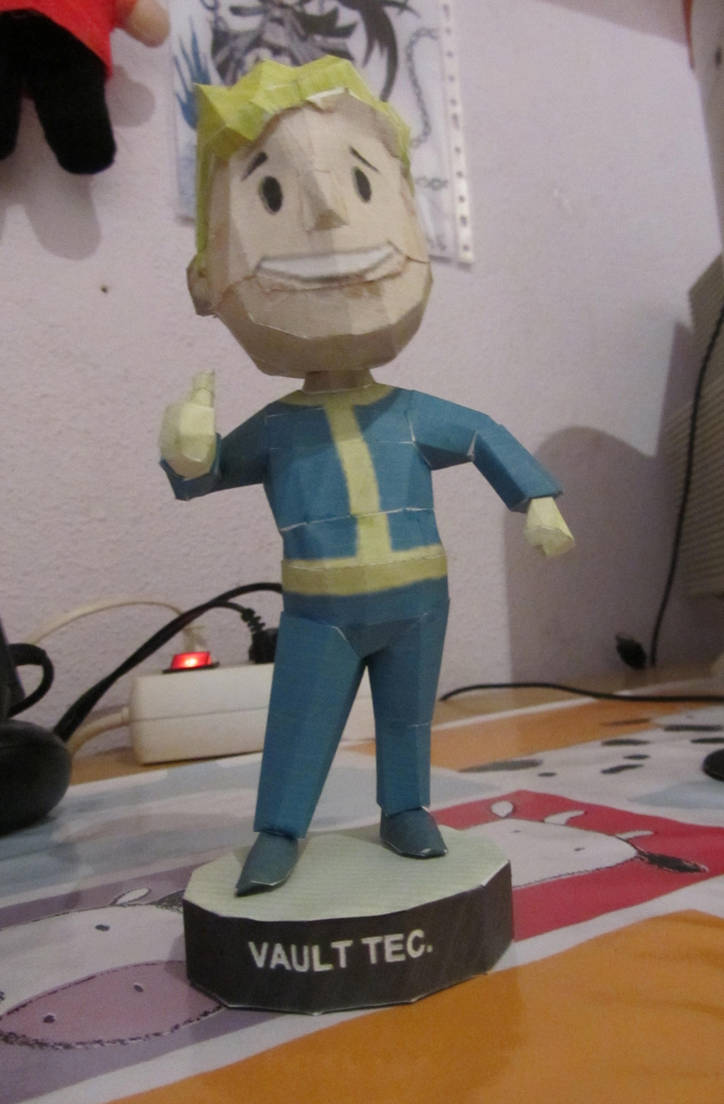 Charisma Bobblehead Papercraft by Byakko92 on DeviantArt