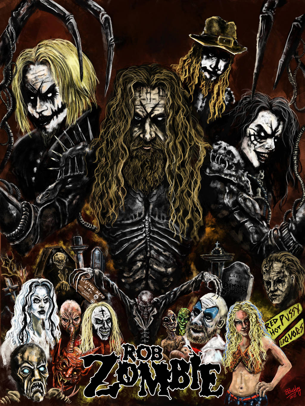 Rob Zombie Legacy Poster by WretchedSpawn2012 on DeviantArt